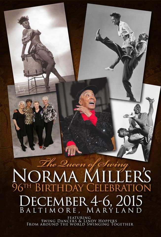 The Queen of Swing Norma Miller's 96th Birthday Celebration Fundraiser ...